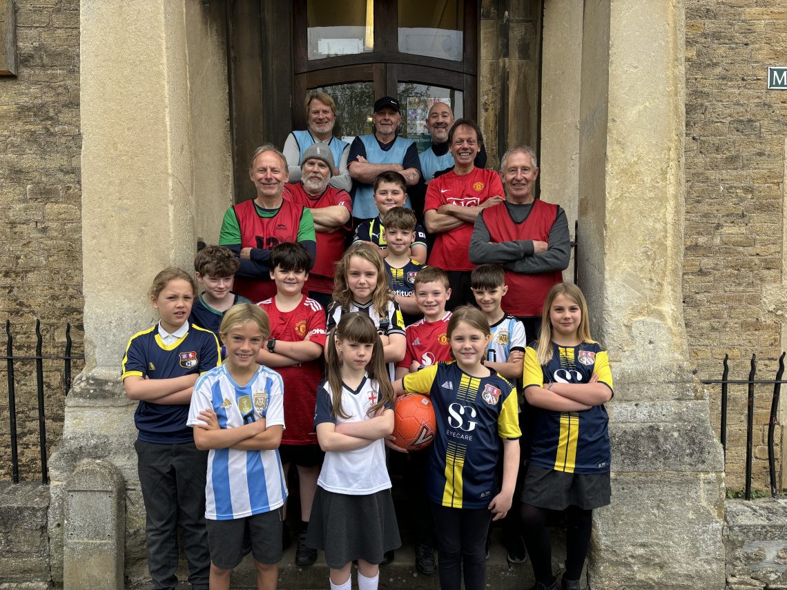 Children benefit from football training with ex-pro after generous ...