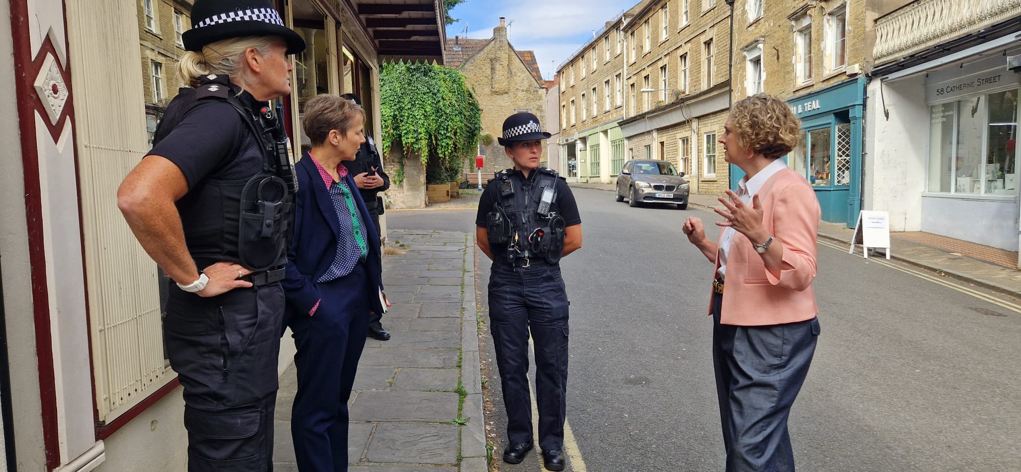 Frome MP welcomes Police and Crime Commissioner to Frome to discuss local safety concerns ...