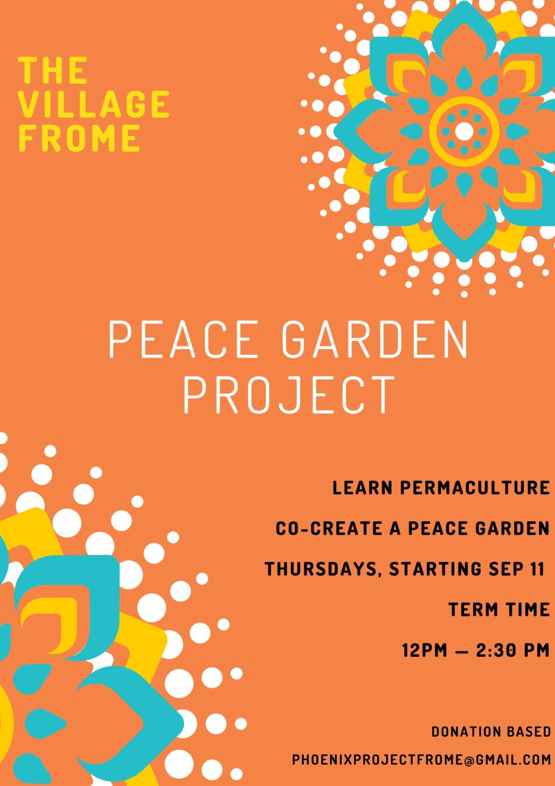 Families begin peace garden for home education space - Frome Times