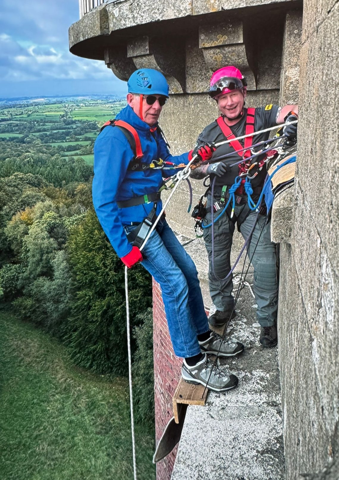 Rotary Alfred’s Tower abseil raises funds for local causes - Frome Times