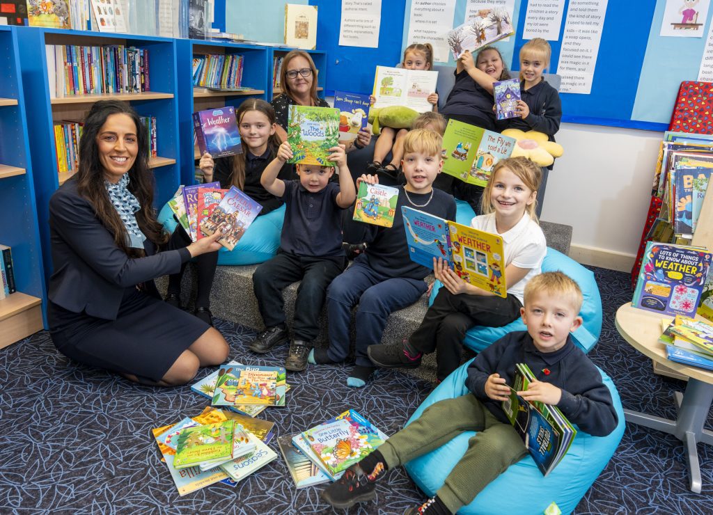 Frome school’s library boosted by donation - Frome Times